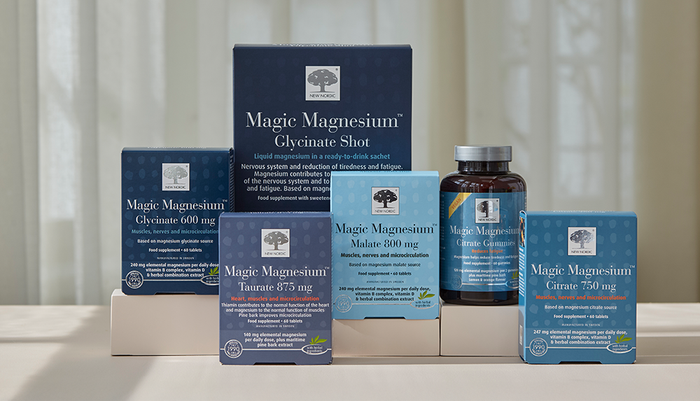 Magnesium Supplements | Magnesium Tablets, Sachets & Gummies | New Nordic