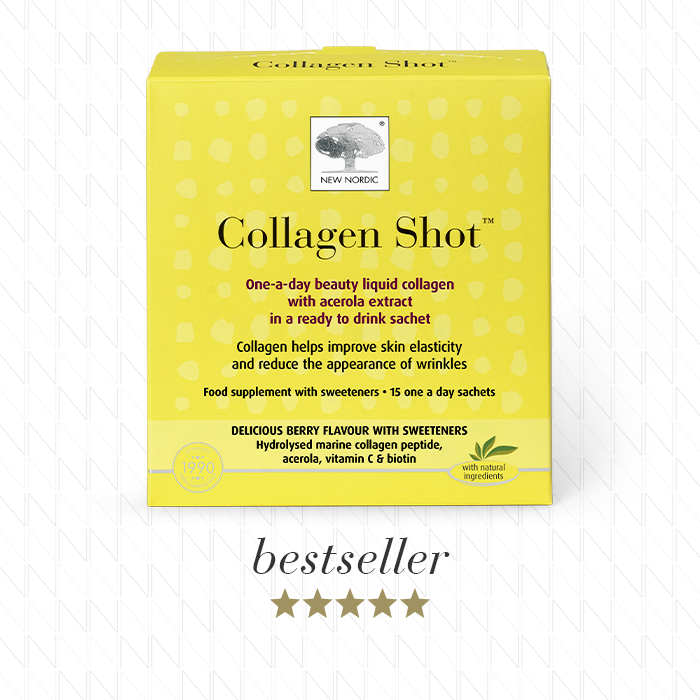 Collagen Shot | Liquid Collagen Sachet with Vit C & Biotin | New Nordic